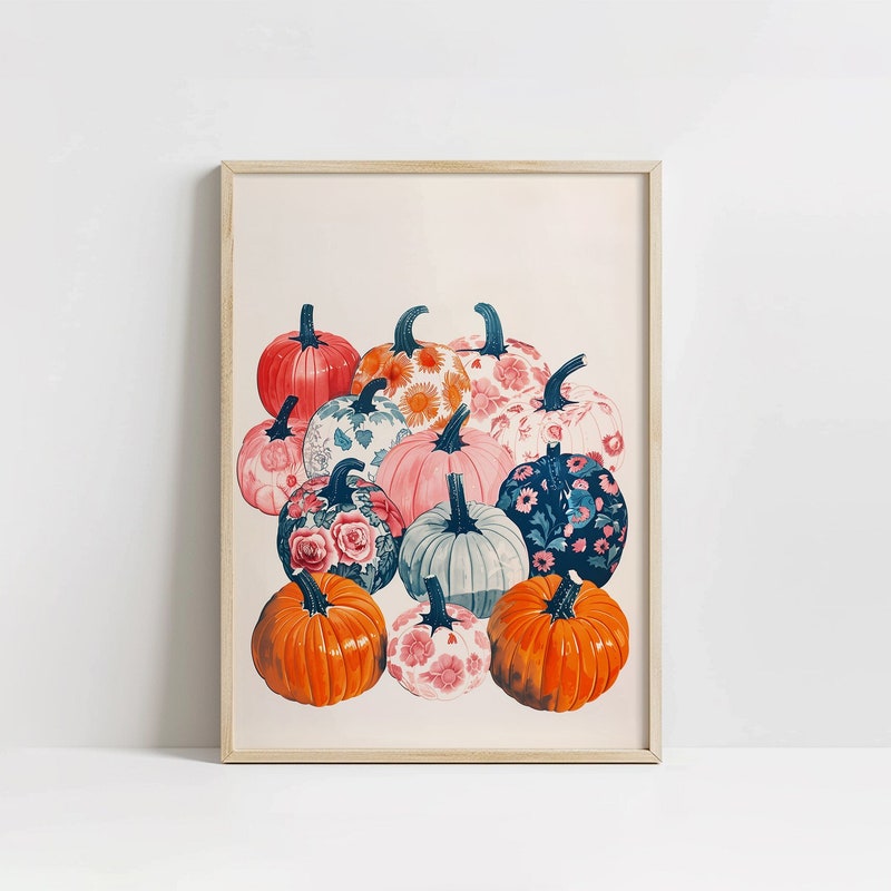 Cute Halloween Poster - Etsy