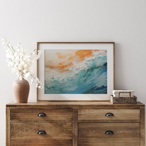 Colorful Beach Gallery Set of 8 Prints | Summer Surf Art and Ocean ...