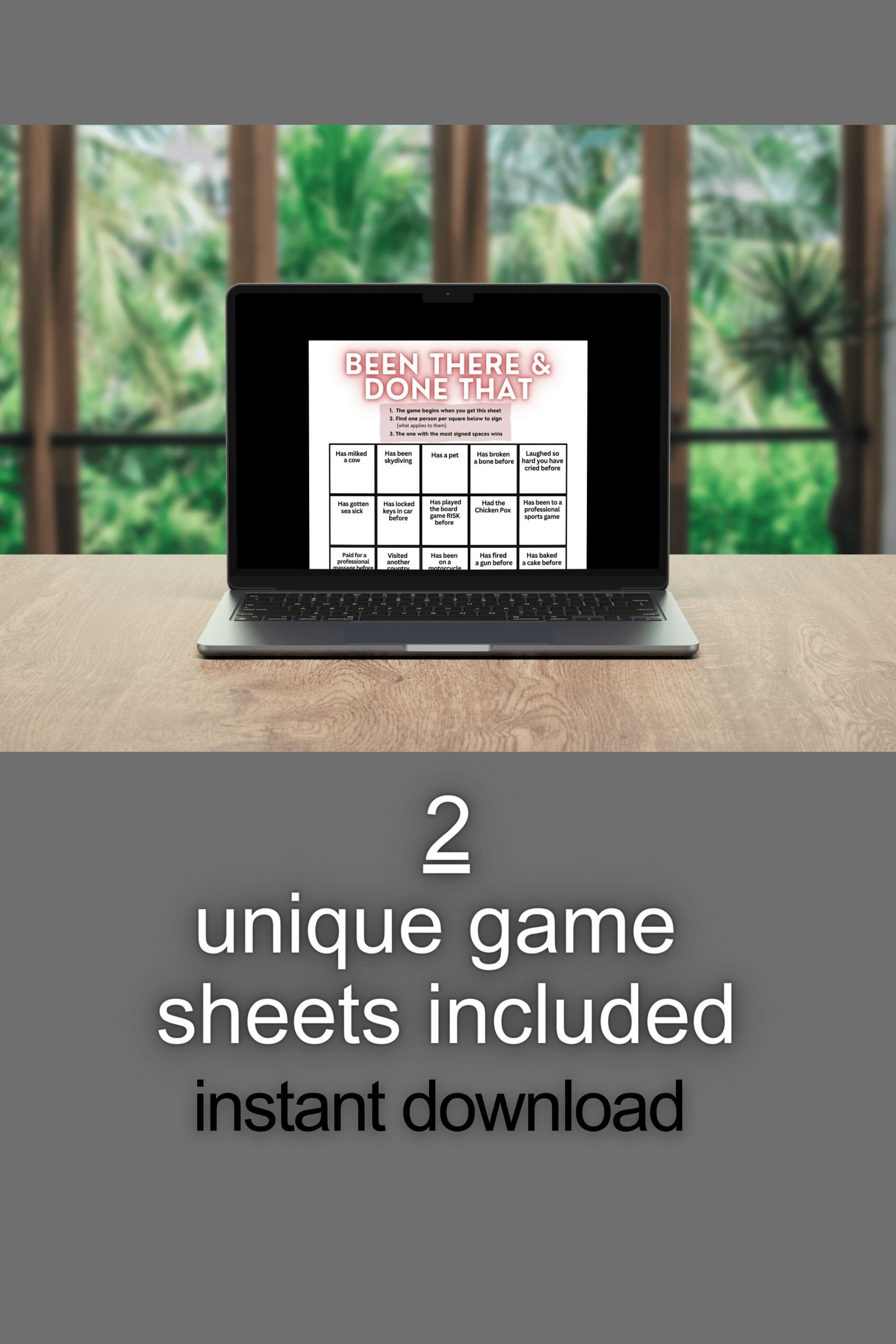 BEEN THERE & Done That - Icebreaker Question Game - Find the Guest Game ...