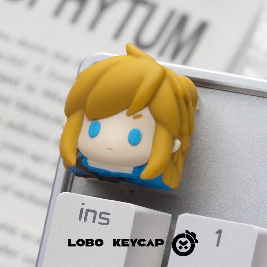 Zelda Link Artisan Handmade Keycaps Cherry MX for Mechanical Keyboard ...