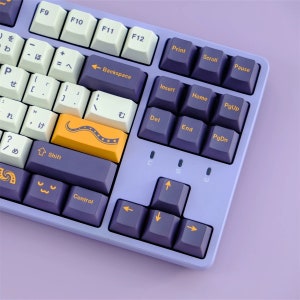 Gmk Tako Clone Japanese English PBT 129 Keys Cherry Profile Keycaps Set ...