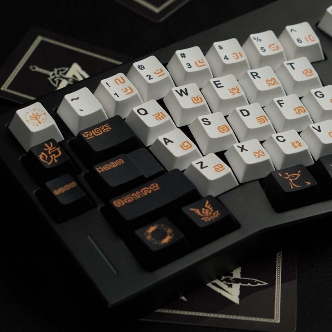 Legend of Zelda PBT 140 Keys Cherry Profile Keycaps Set, Cute Keycaps ...