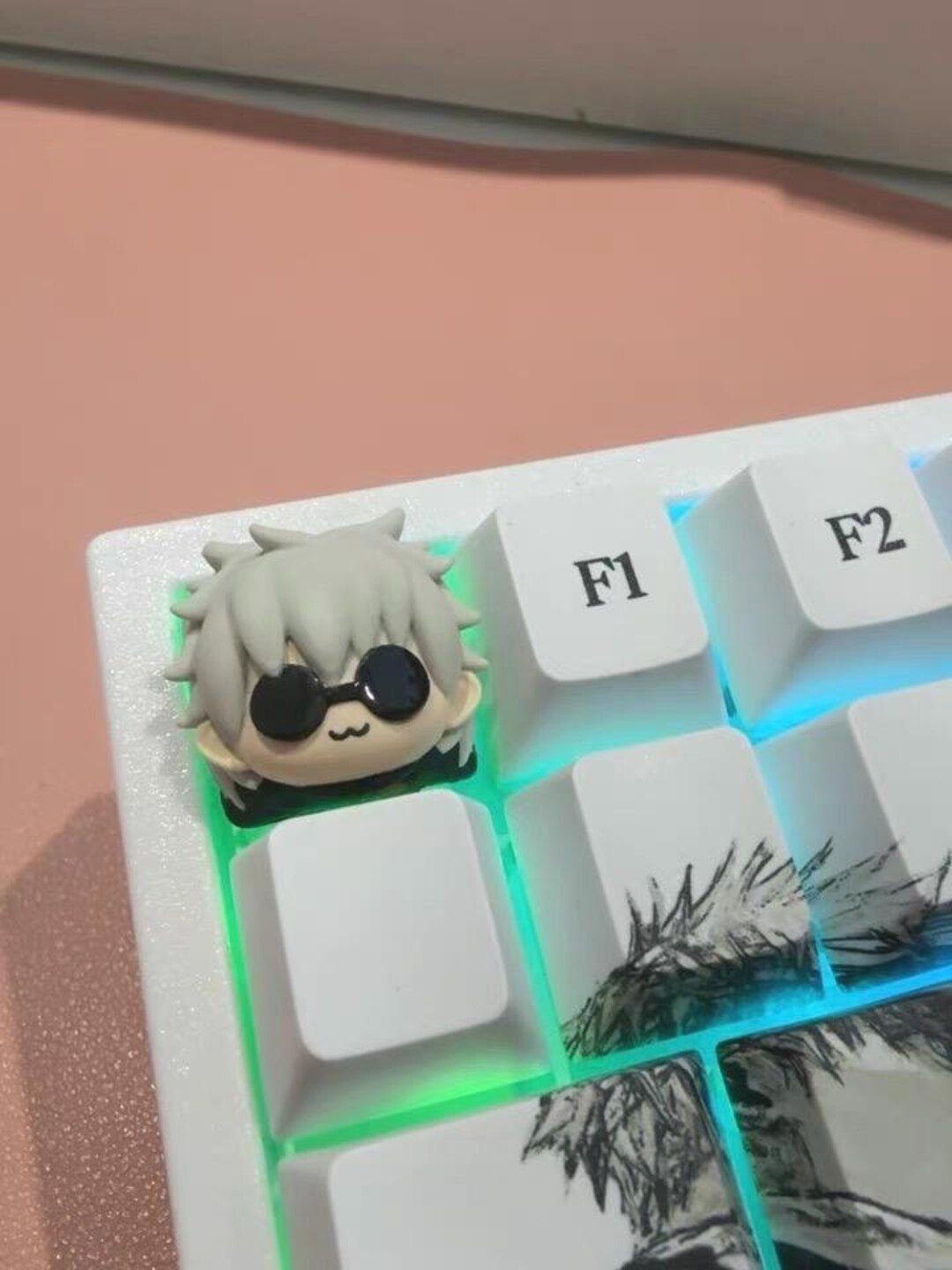 Satoru Gojoo Artisan Handmade Keycaps Cherry MX for Mechanical Keyboard ...