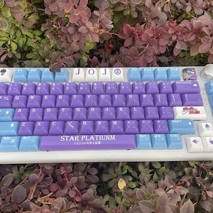 Star Platinum Jojo Keycaps: PBT Cherry Profile, 140 Keys - Etsy