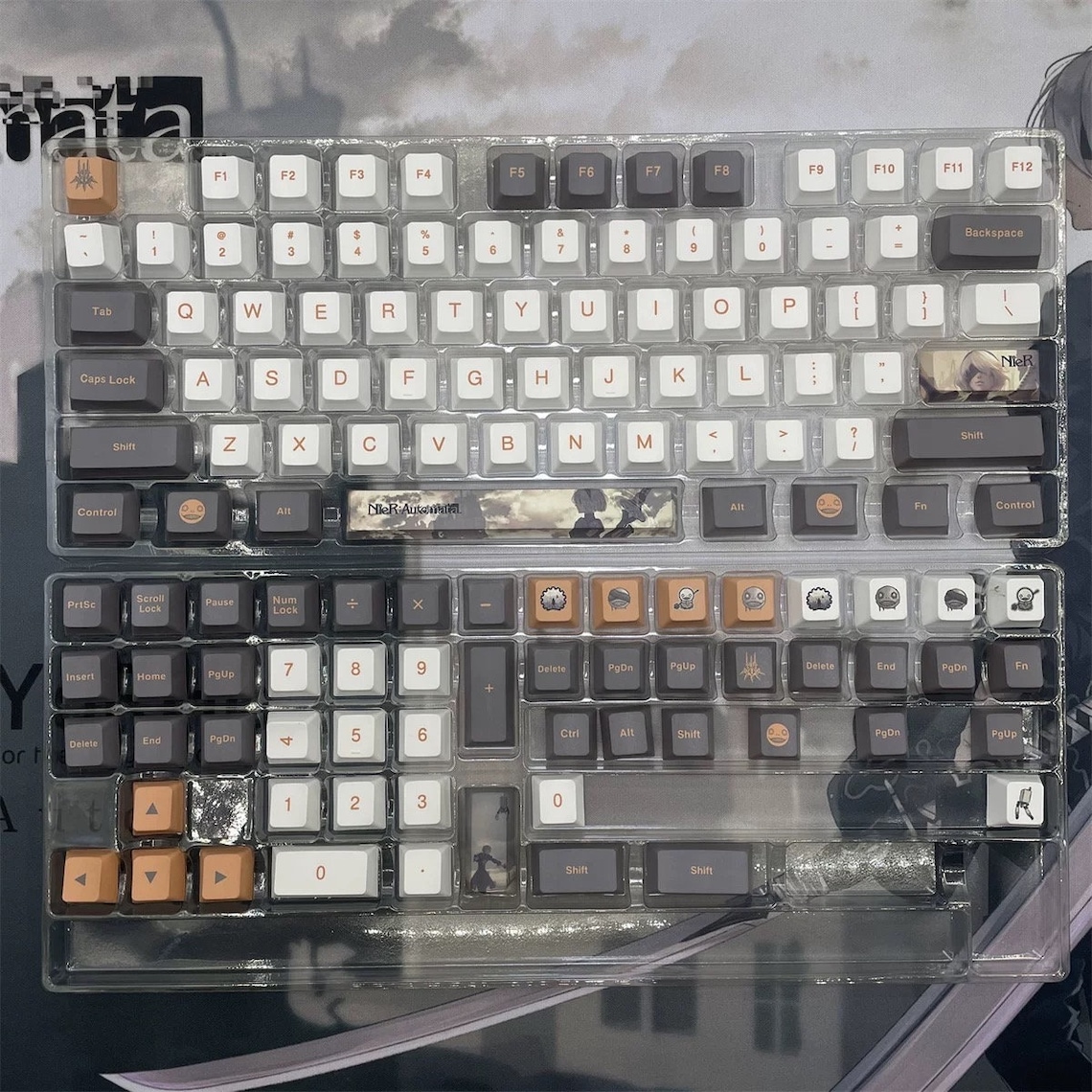 Nier Automata PBT Keycaps Set: Cherry Profile, 128 Keys - Etsy