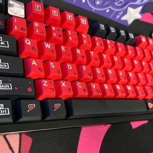 Persona Five PBT 140 Keys Cherry Profile Keycaps Set, Cute Keycaps ...