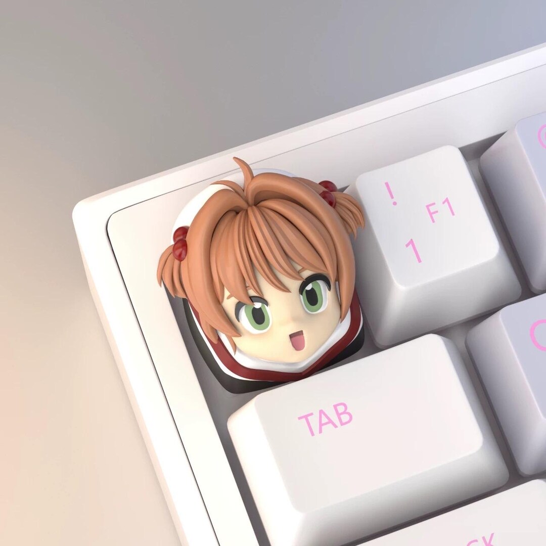 Magical Girl Sakura Artisan Handmade Keycaps Cherry MX for Mechanical ...