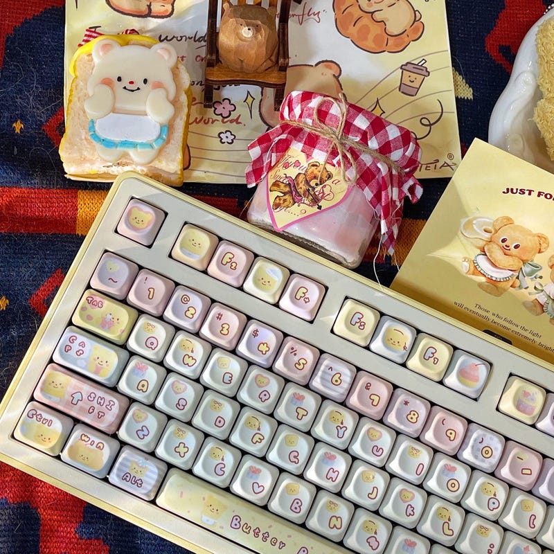 Creamy Keycaps - Etsy