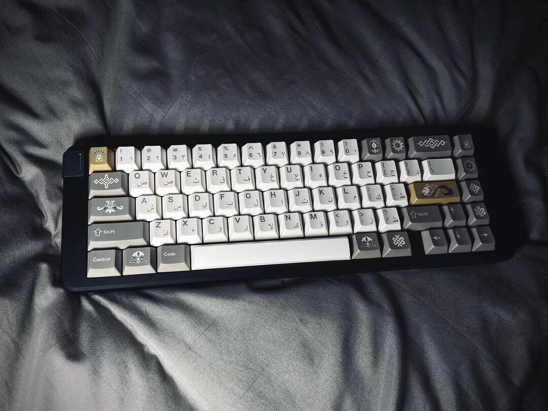 Alhambra English Arabic PBT Keycaps: Cherry Profile, Custom Set - Etsy