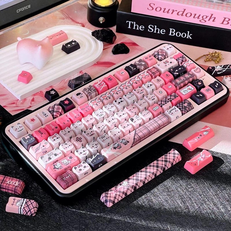 Pink Keycaps - Etsy