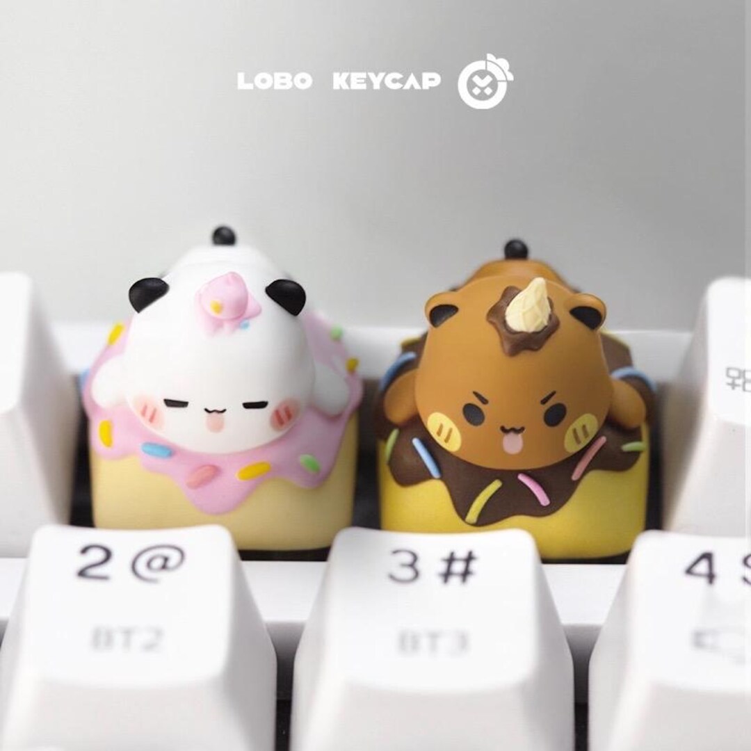 Donut Bear Artisan Keycap: Cherry MX Mechanical Keyboard - Etsy