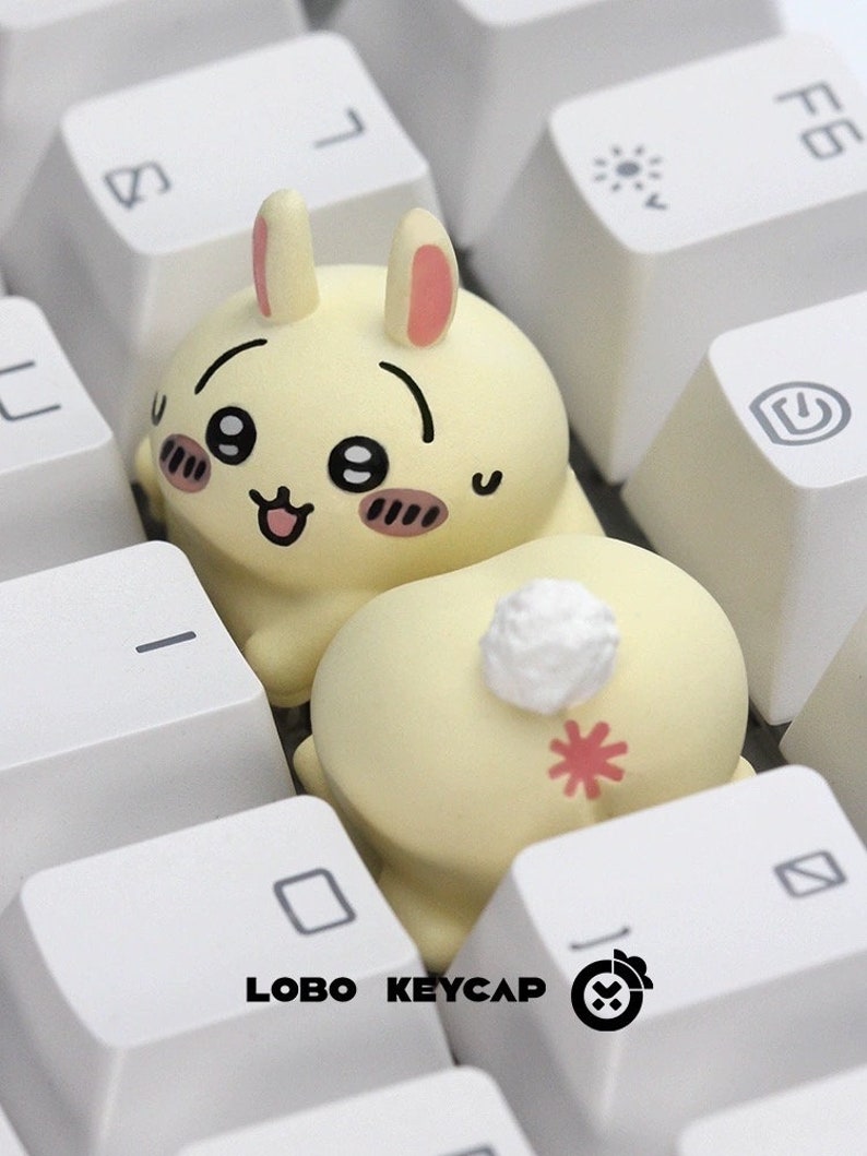 Chiikawa Head Bottom Set Artisan Handmade Keycaps Cherry MX for ...