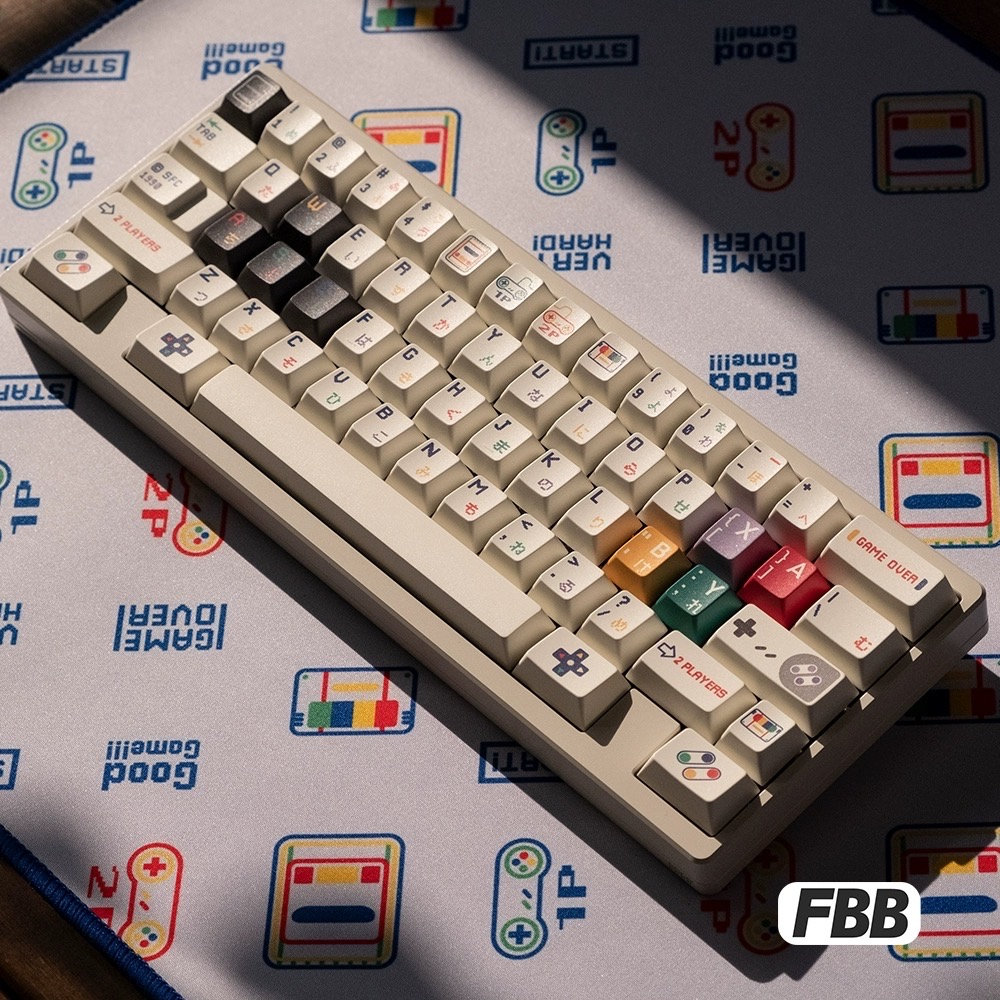 SFC 1990 Retro Game Theme English PBT Cherry Profile Keycaps Set, Mousepad , Custom Keycaps - Etsy