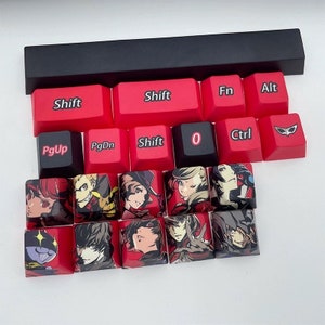Persona Five PBT Keycaps Set: Cherry Profile, 126 Keys - Etsy