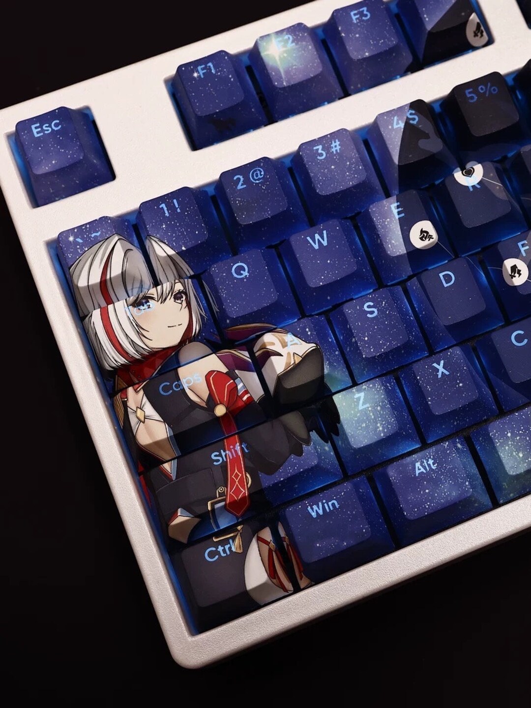 Honkai Star Rail Topaz Keycaps: PBT Cherry Profile, 108 Keys - Etsy
