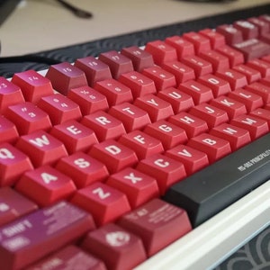 Zeon Zaku II Red Keycaps: English PBT Dye Sub KCA Profile - Etsy Australia