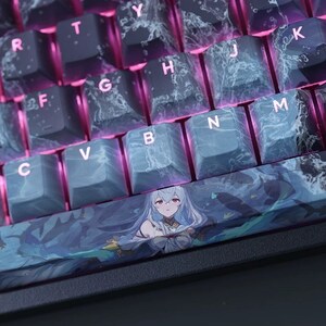 Arknights Skadi Keycap Set: PBT Dye Sub Cherry Profile, 108 Keys - Etsy