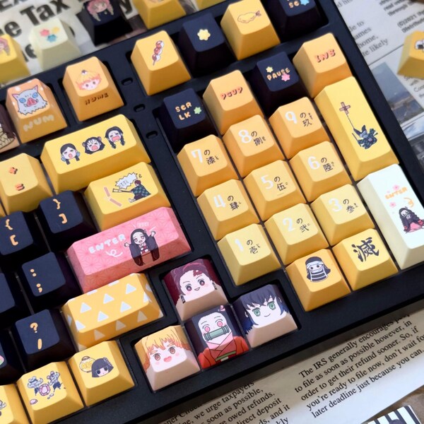 Keycaps Demon Slayer - Etsy