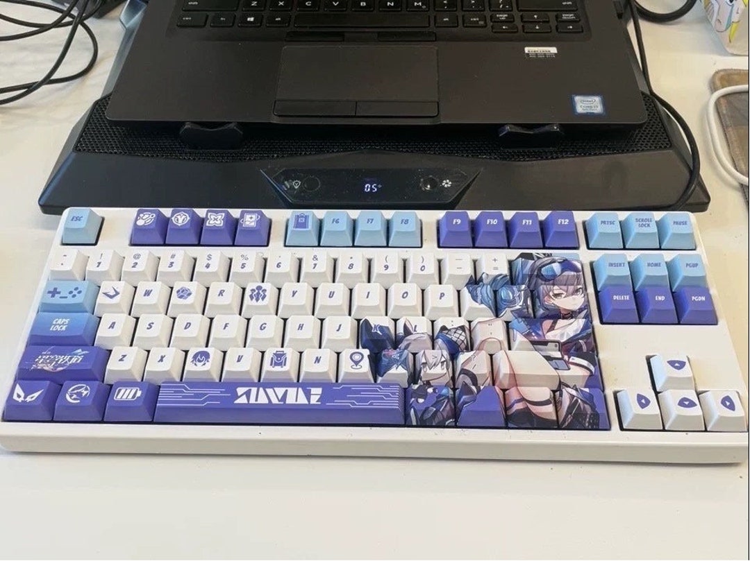 Silver Wolf PBT Keycaps: Star Dome Railway, Cherry Profile, 132 Keys - Etsy