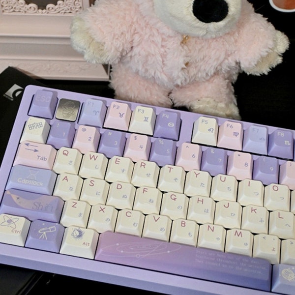 Purple Cherry Keycaps - Etsy