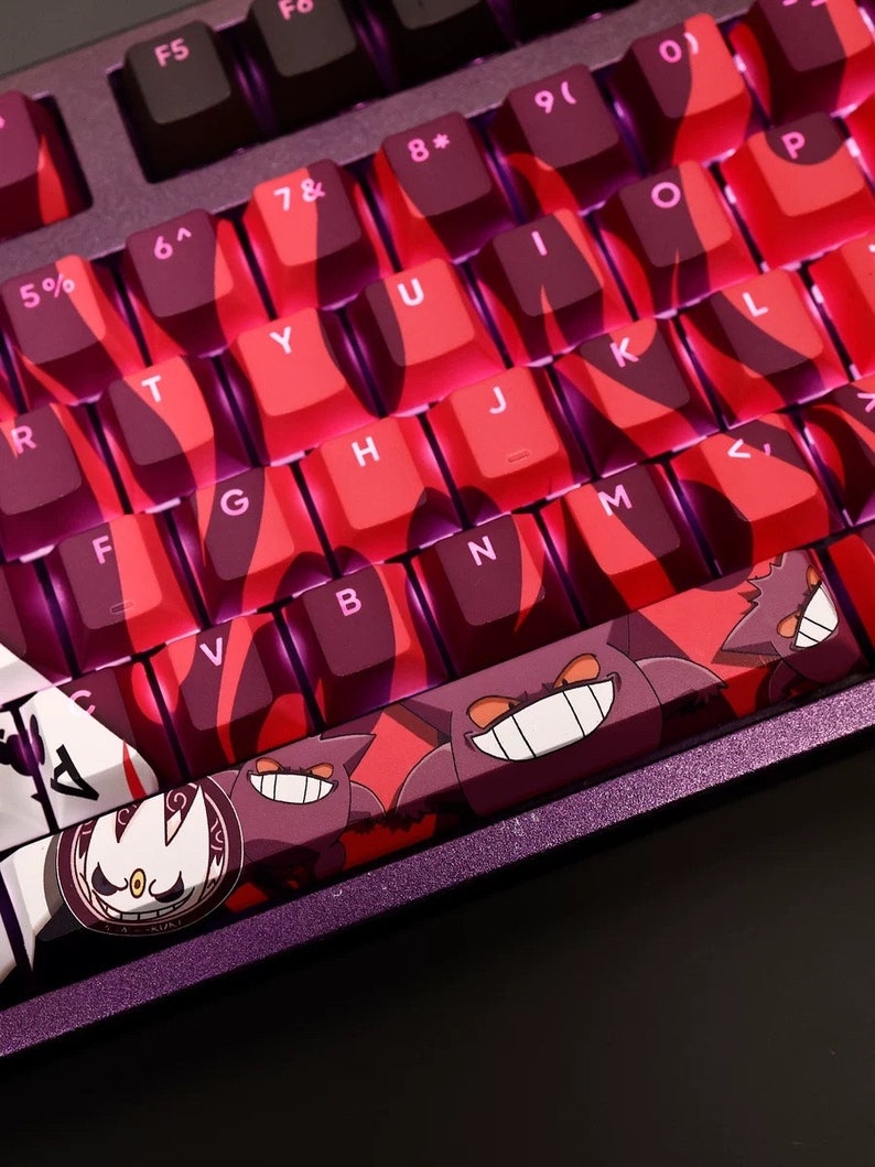Anime Ghost Keycaps: PBT Cherry Profile, 108 Keys - Etsy Australia