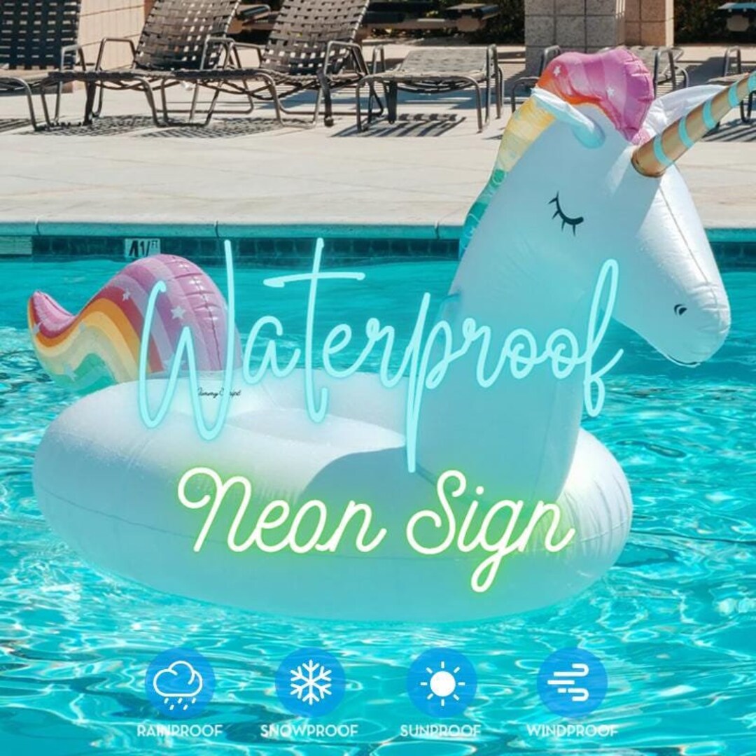 Outdoor Neon Sign, Custom Waterproof Neon Sign, Custom Outdoor Led Sign ...