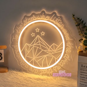 ACOTAR Night Court Neon Sign, Velaris Starlight Gift - Etsy