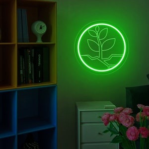 Four Elements Wall Art, Four Elements Symbol Neon Sign, Fire Water Air ...