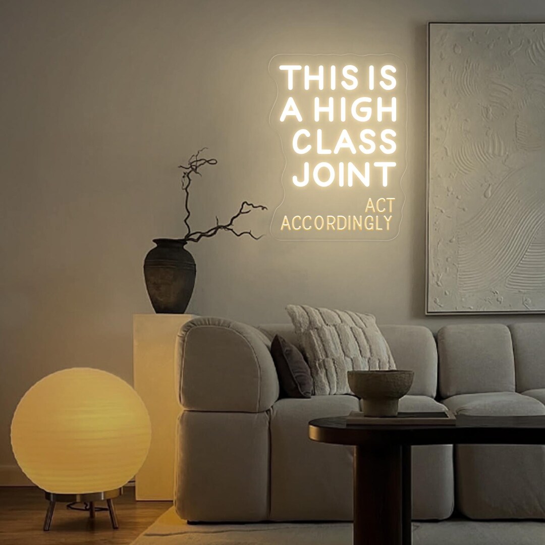 This is a High Class Joint LED Neon Sign, Dorm Apartment Decor - Etsy
