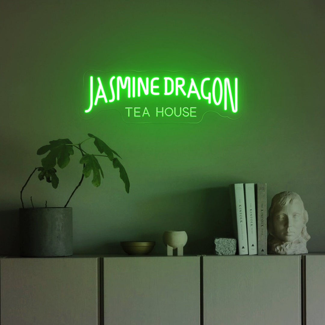 Avatar Inspired Jasmine Dragon Tea House Neon Sign, the Last Airbender ...
