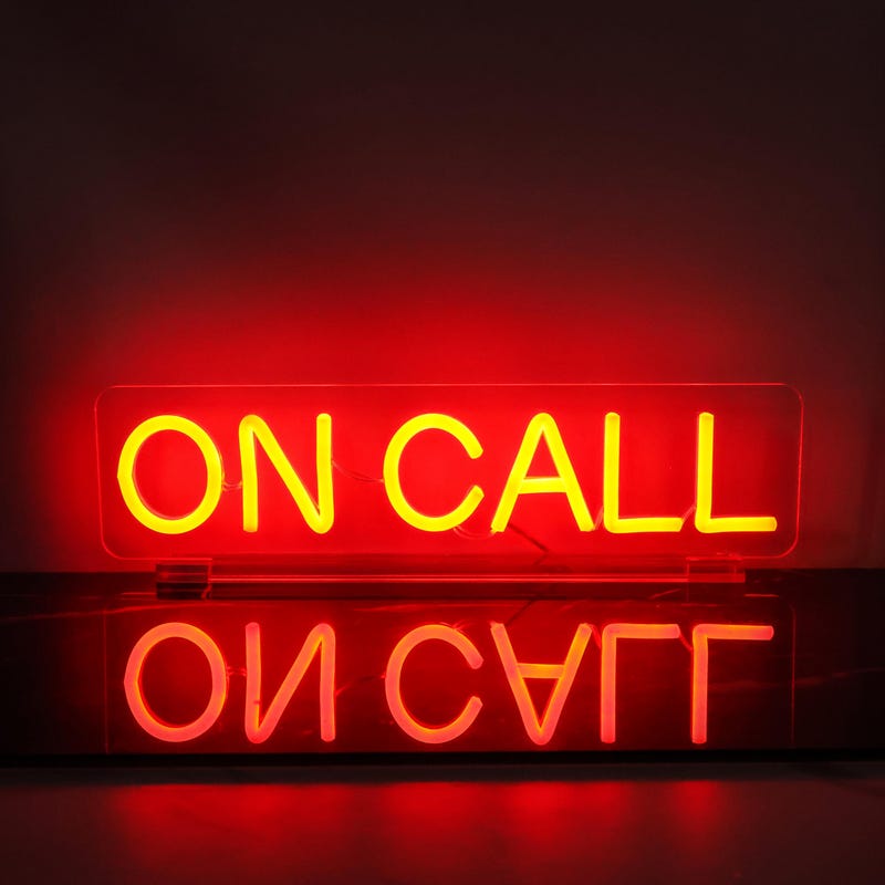 On a Call Desk Sign - Etsy
