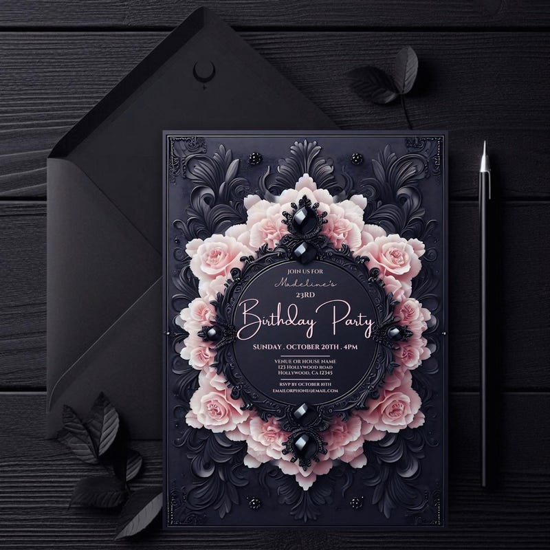 Baroque Invitation - Etsy
