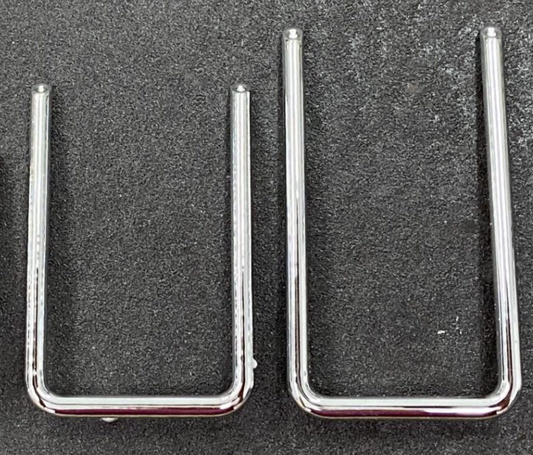 1/64 Scale Miter Cut Straight Pipes – Chrome Resin Exhaust Stacks for ...