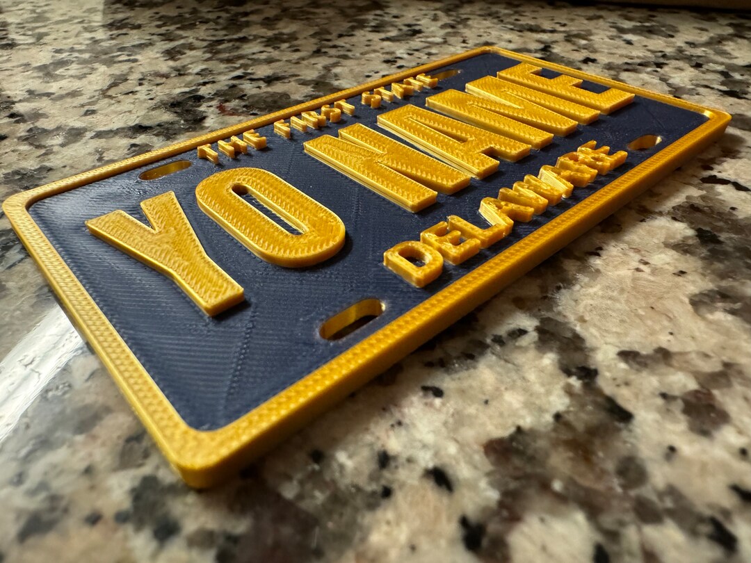 Your Name on a License Plate! Custom Delaware License Plate - Etsy
