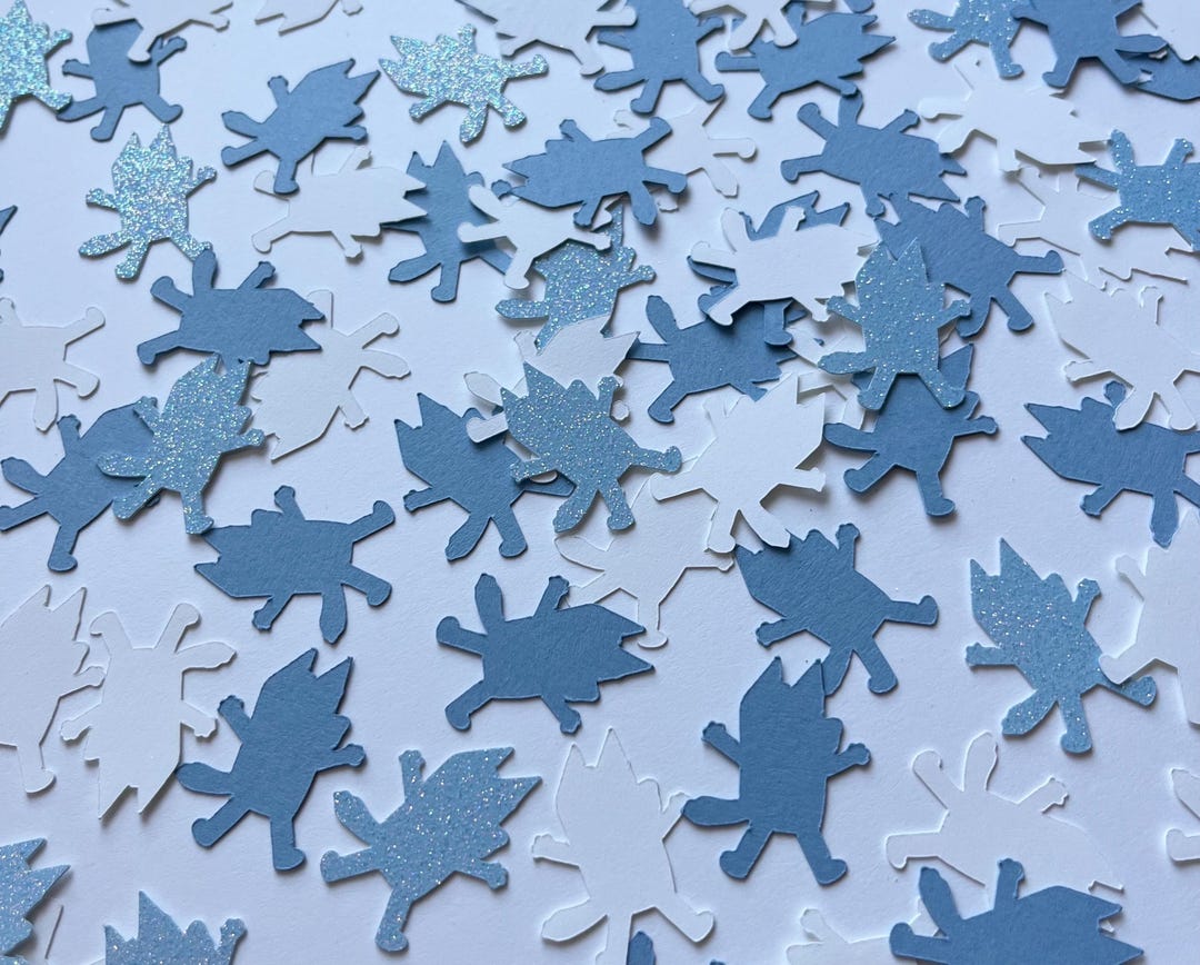 Bluey Confetti Birthday Party Decorations for Kids - Etsy