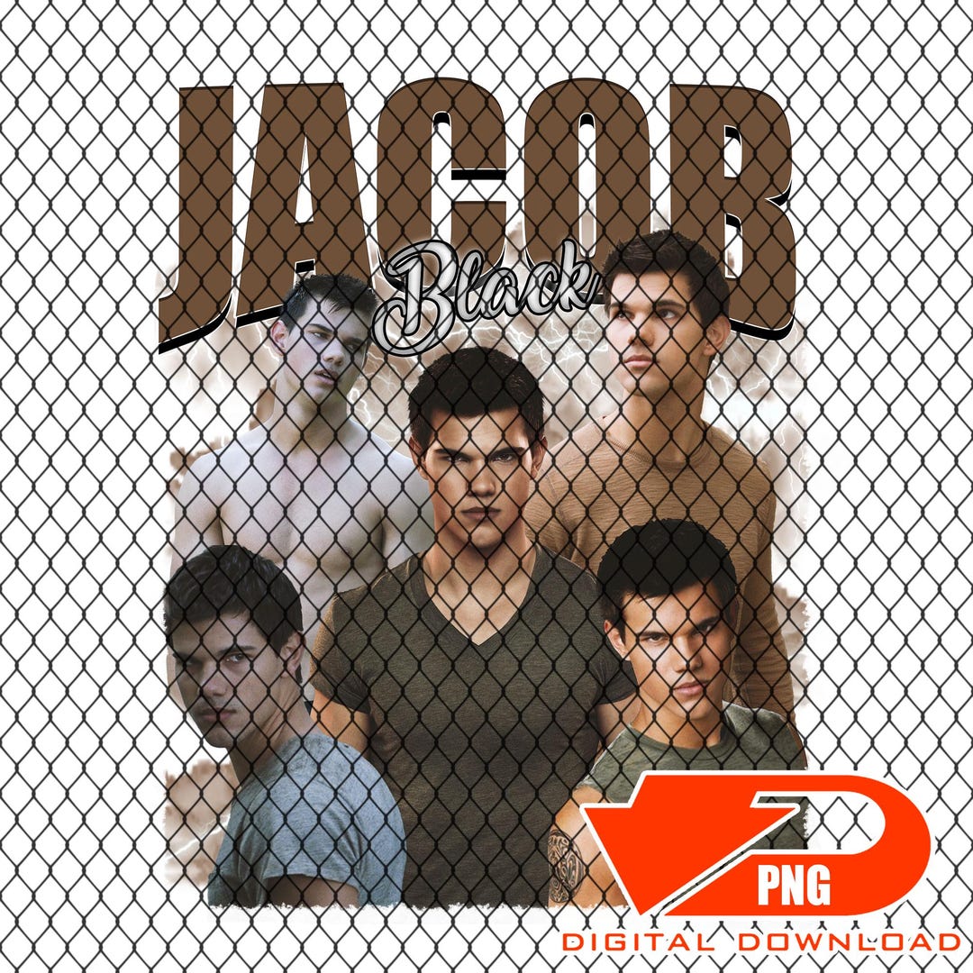 Jacob Black Png , Ready to Print, Printable Design, Hiphop Artist, 90s ...