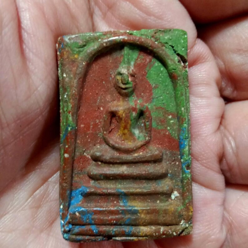 Phra Somdej Wat Rakang Temple Stamp Thai Powerful Buddha Amulet 2 Lucky ...