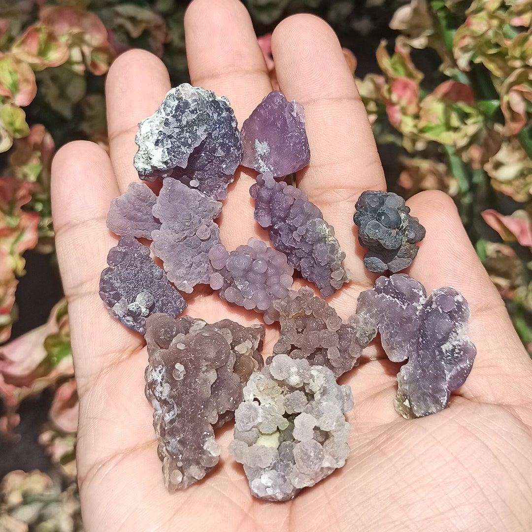 Cute Grape Agate Cluster - Etsy