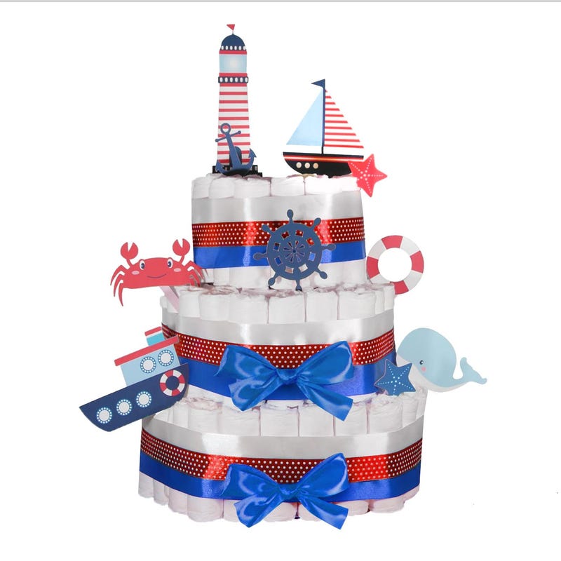 Boat Diaper Cake - Etsy