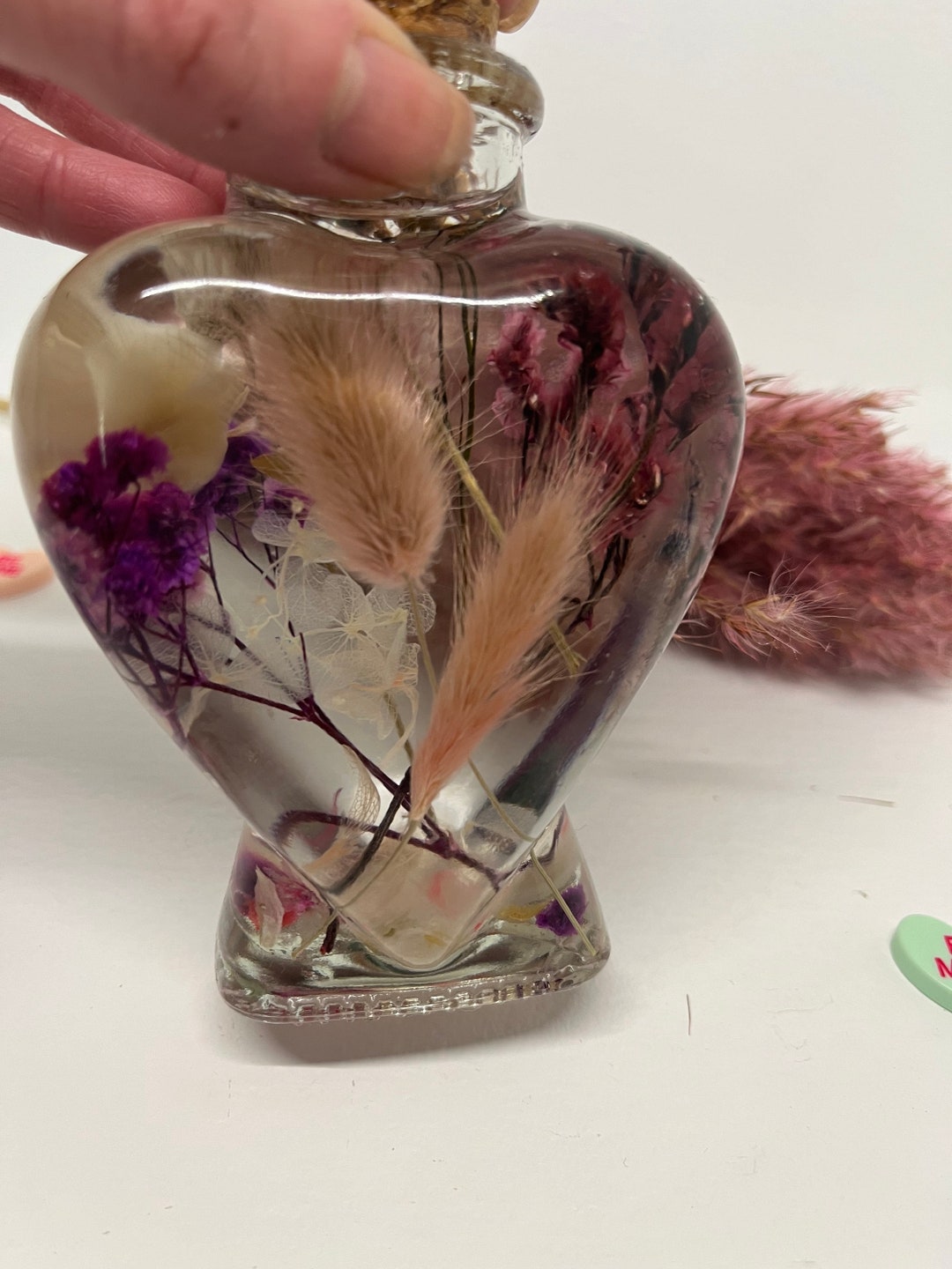 Herbarium Bottle Dried Flowers in Bottle Japanese Flower Bottle Home ...