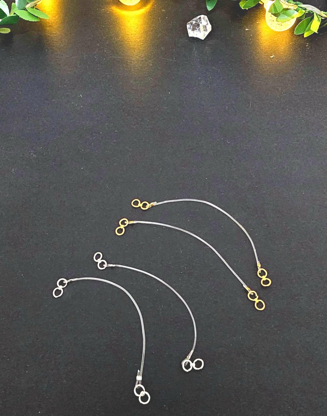 Transparent, Clear, Invisible Ear Chain/ Earring Support/ Kaan Chain ...