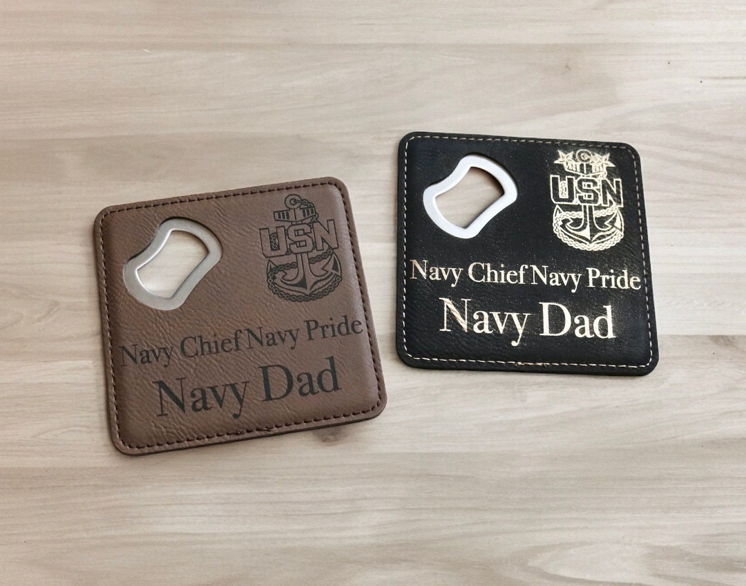 Navy Chief Retirement Coaster, Bottle Opener, Senior Chief, Master ...