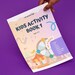 Kindergarten Activity Book Kid Printable Learning Pages - Etsy