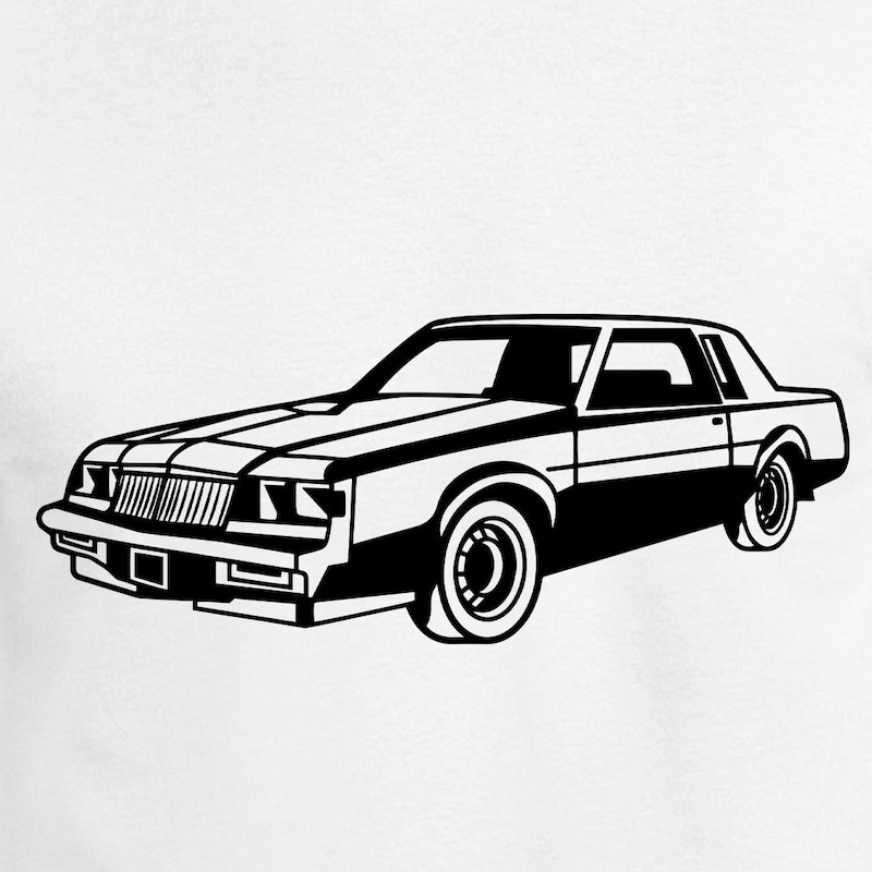 Lowrider Car Stencil - Etsy