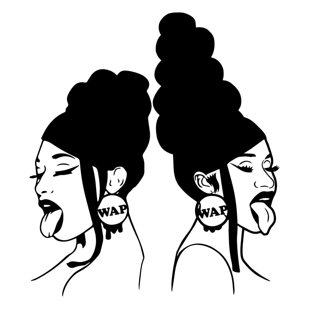 Cardi B & Meg the Stallion Digital Cut Files Cricut Silhouette Cameo ...