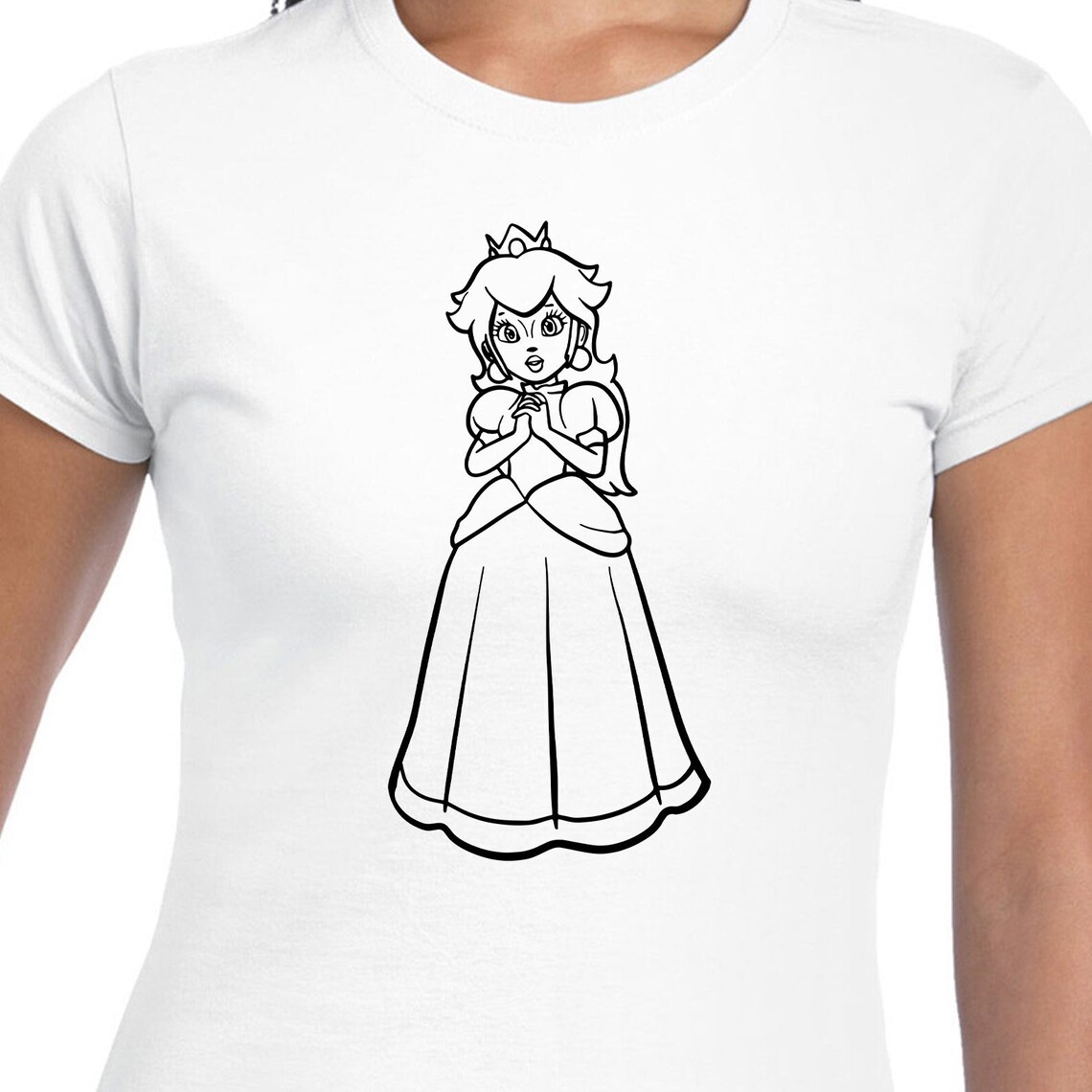 Princess Peach Digital Cut Files Cricut Silhouette Cameo Svg Cut Files ...
