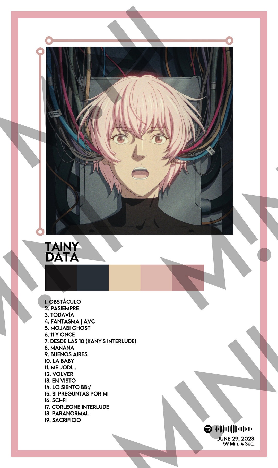 Tainy “DATA” 12X18 Album Cover Poster - Etsy