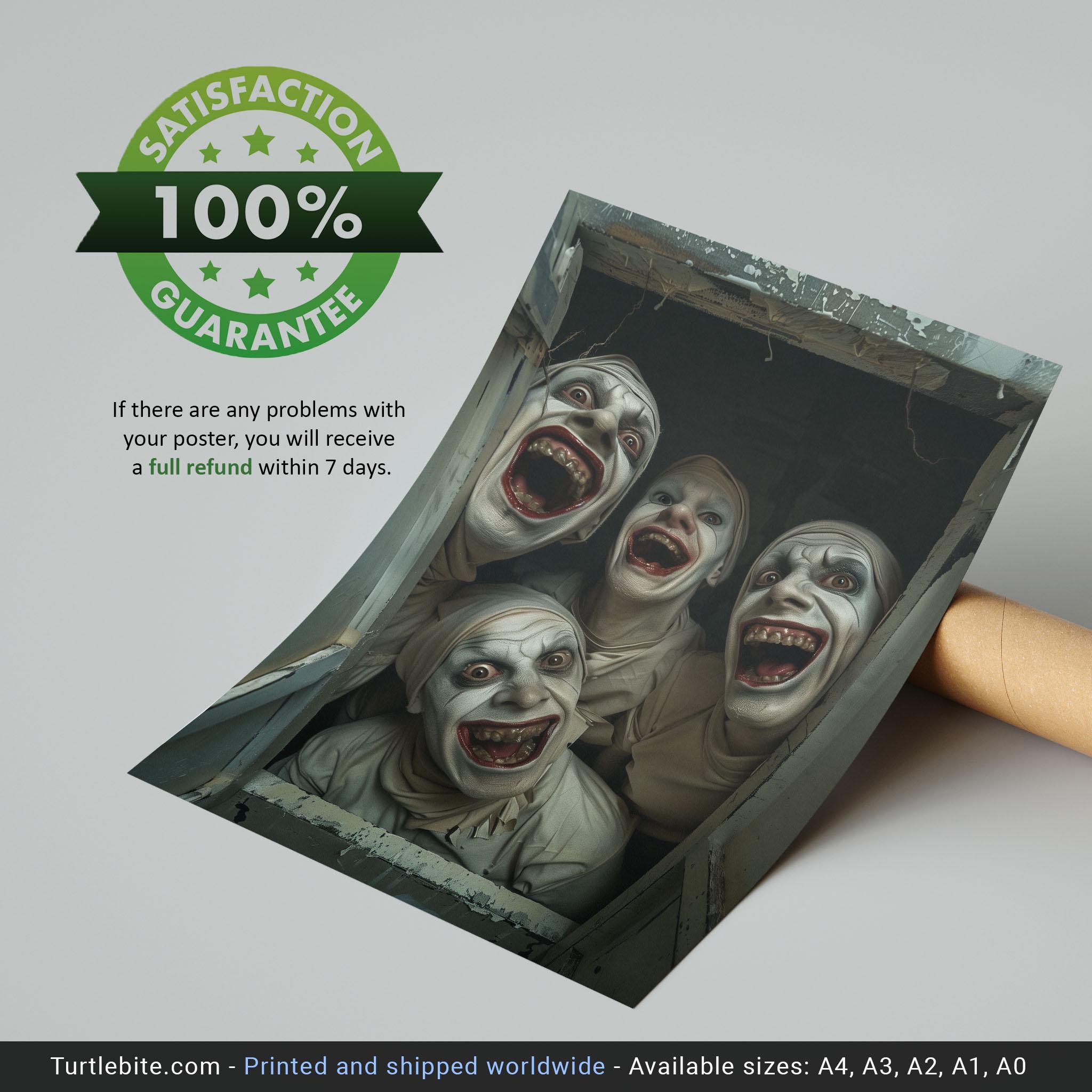 Tadaaa! Creepy Good Old Friends Party Poster - Dark Spooky Whimsigoth ...