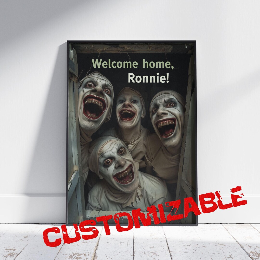 Personalized Gifts: Wacky Poster, Weird Wall Art, Customizable Gift for ...