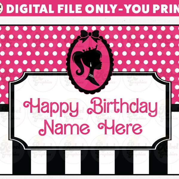 Barbie Banner - Etsy